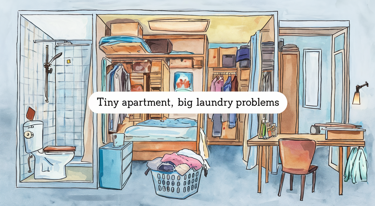 Tiny Apartment, Big Laundry Problems – Laundry Turtle
